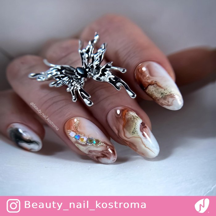 Marble Nail Design Ideas