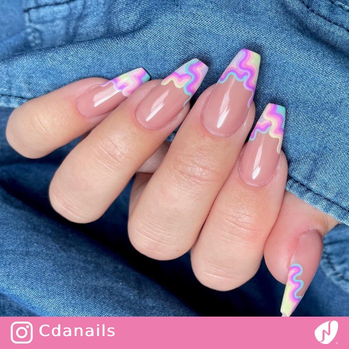Swirl Nail Design Ideas