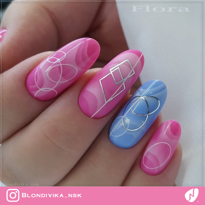 Geometric Nail Design Ideas