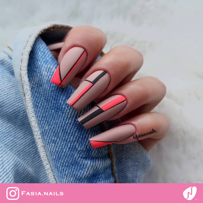 Geometric Nail Design Ideas