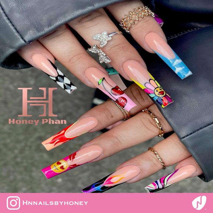 Geometric Nail Design Ideas