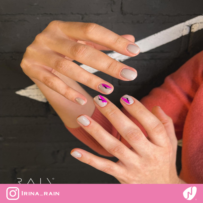 Geometric Nail Design Ideas