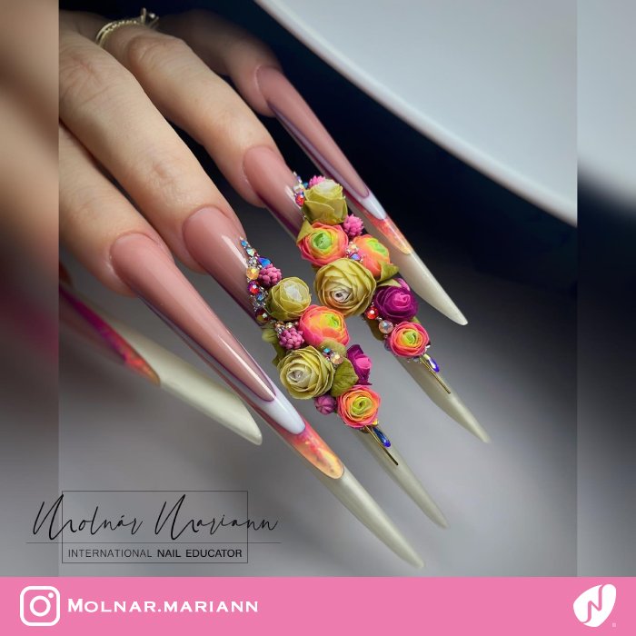 Flower Nail Designs