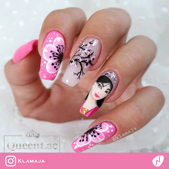 Portrait Nail Design Ideas