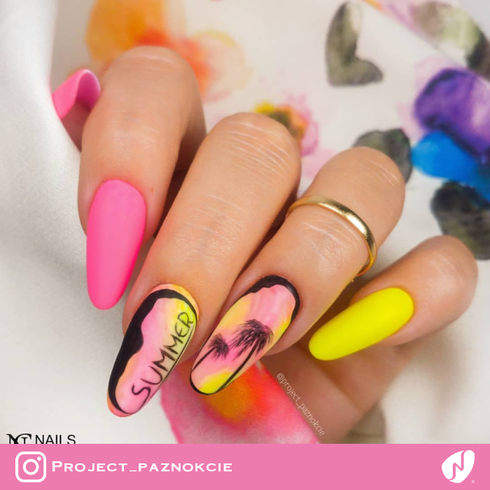 Calligraphy Nails | Writing on Nails