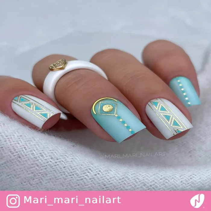 Geometric Nail Design Ideas