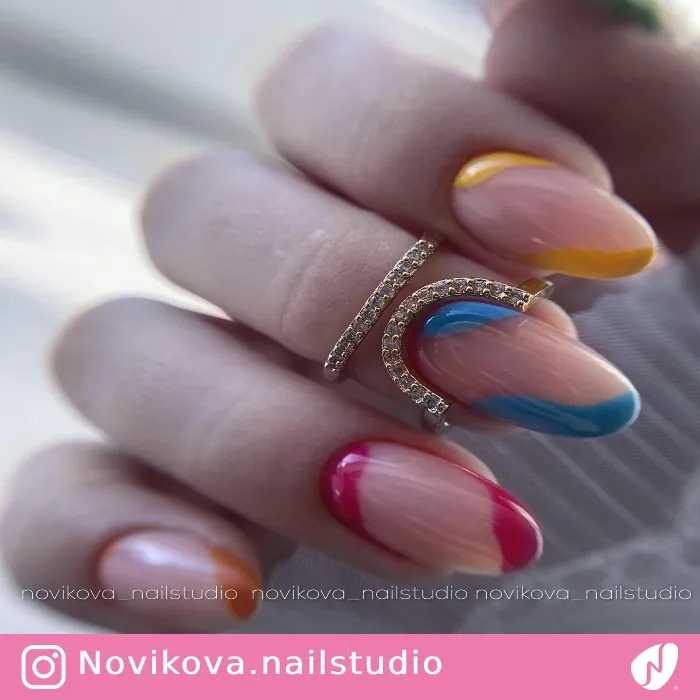 Swirl Nail Design Ideas