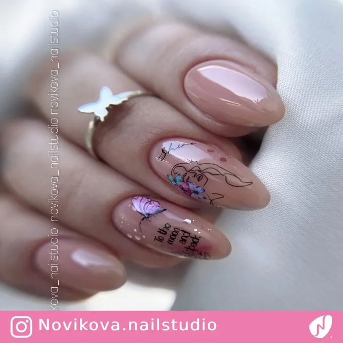 Portrait Nail Design Ideas