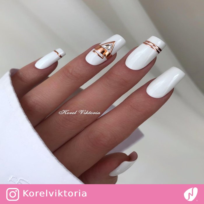 Triangle Nail Design
