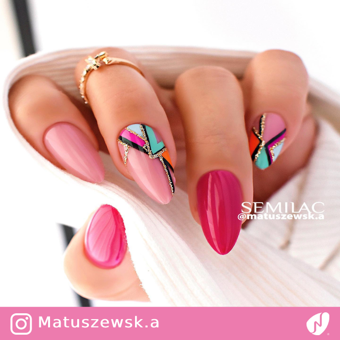 Geometric Nail Design Ideas