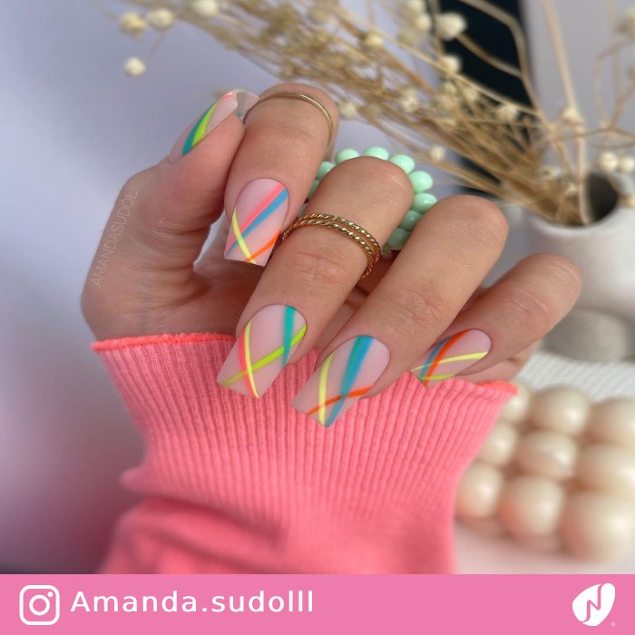Line Art Nail Designs | Line Art Nails 2025