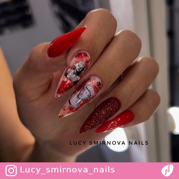 Portrait Nail Design Ideas