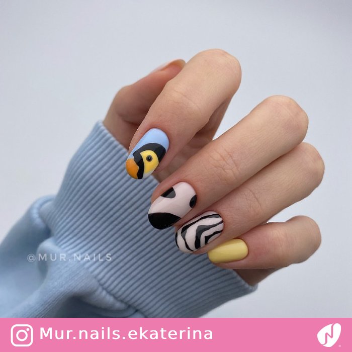 Tropical Nail Design Ideas
