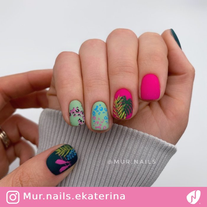 Animal Print Nail Designs