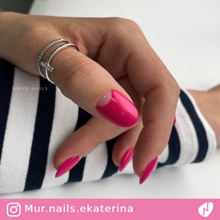 Half-moon Nail Design Ideas