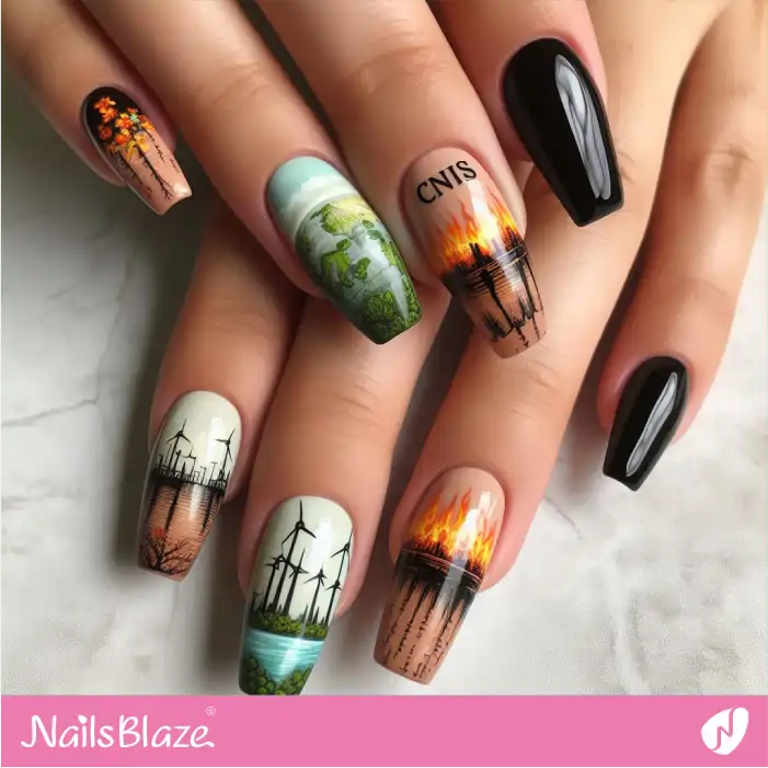 Calligraphy Nails | Writing on Nails