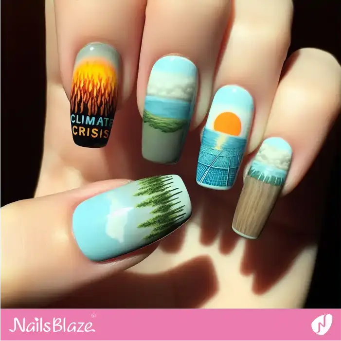Cloud Nail Design Ideas