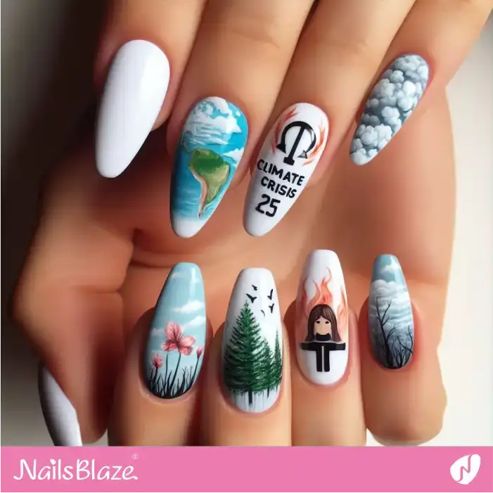 Calligraphy Nails | Writing on Nails