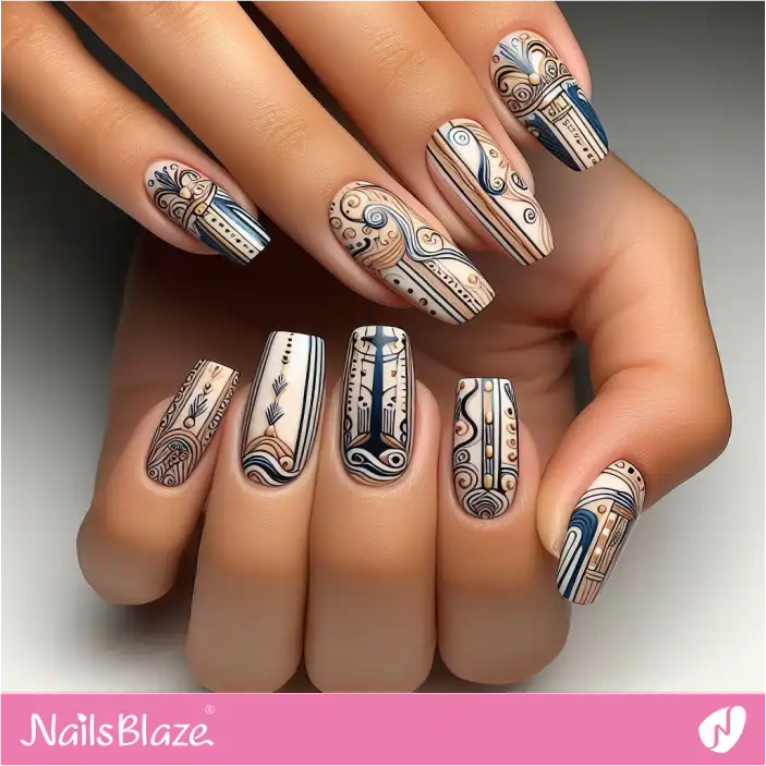 Geometric Nail Design Ideas