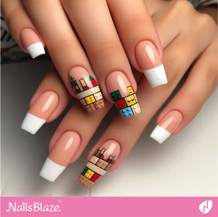 Color-Blocking Nail Design Ideas