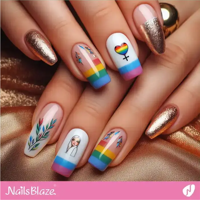 Portrait Nail Design Ideas