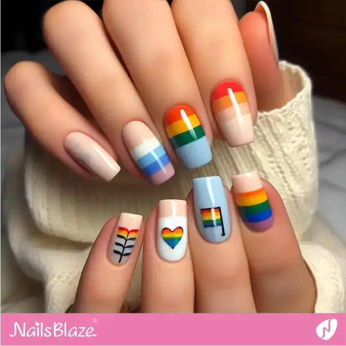 80 Best LGBTQIA2S+ Nail Design Ideas for Pride Parade