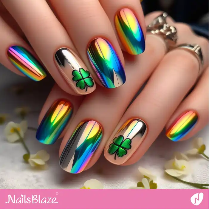 36 Four-Leaf Clover Nail Design Ideas | 2025