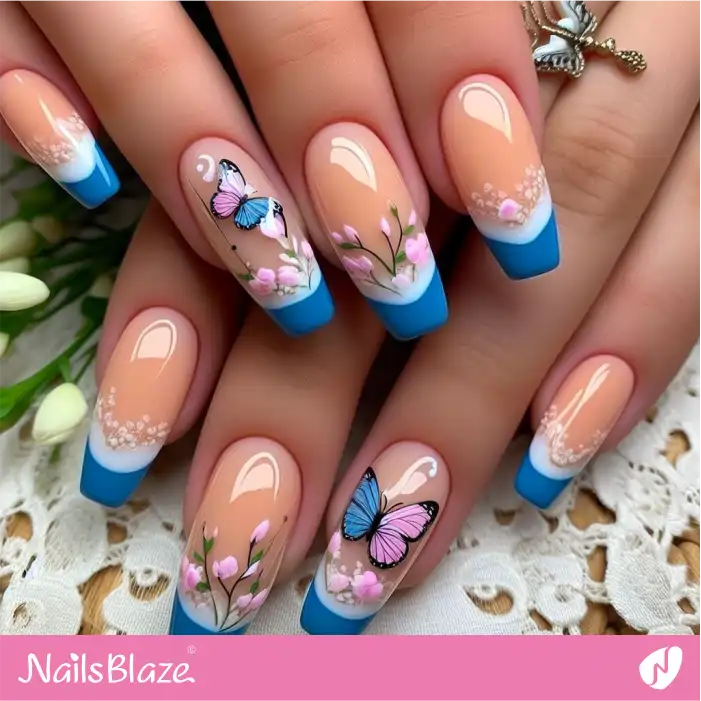 +50 Peach Fuzz Butterfly Nail Design Ideas for 2025