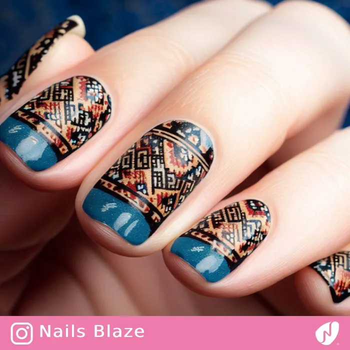 Geometric Nail Design Ideas