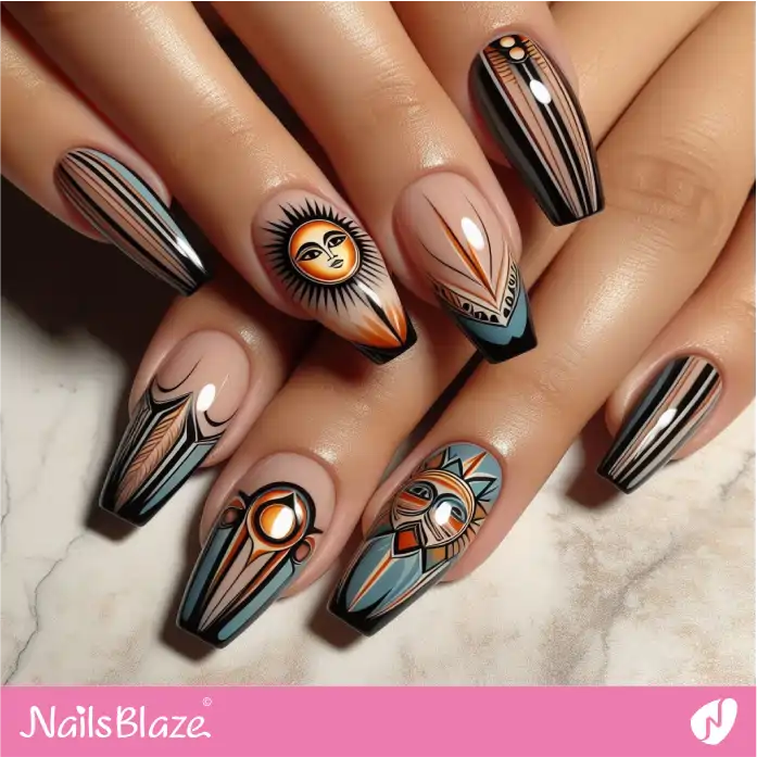 Abstract Nail Design Ideas