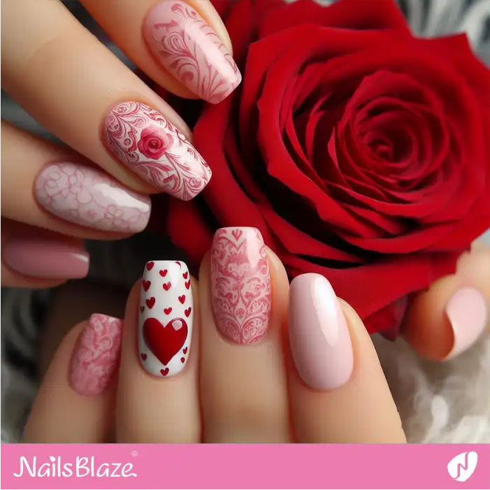 +570 Valentine Nail Design Ideas